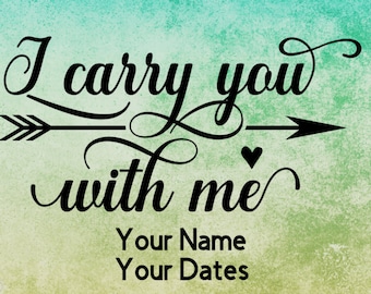 I Carry Decal - Etsy