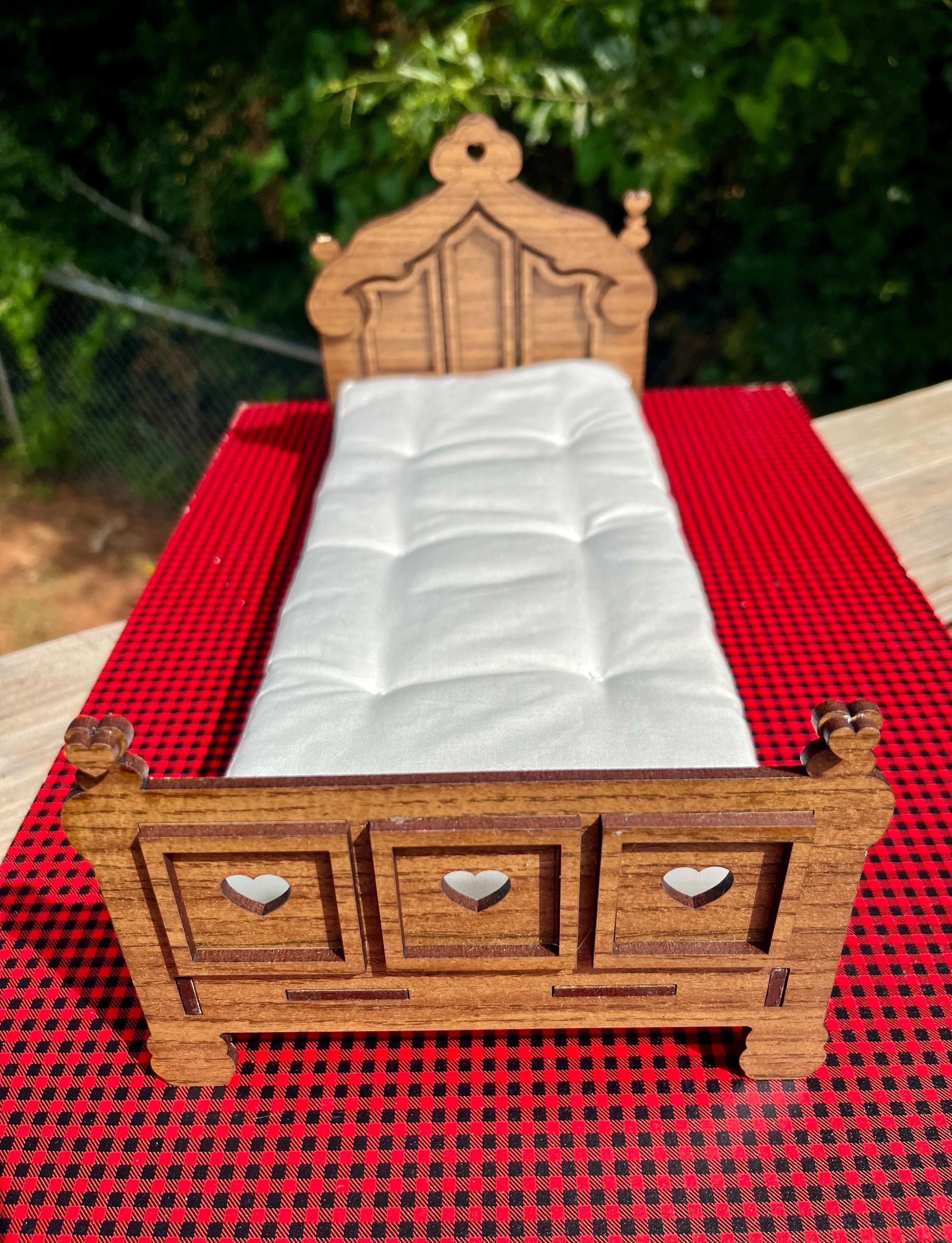 12" Doll / Elf Victorian Bed - Etsy