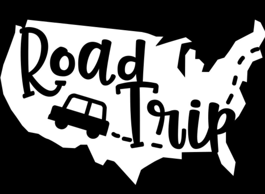 Road Trip Map Vinyl Decal Etsy road-trip-map-vinyl-decal-etsy
