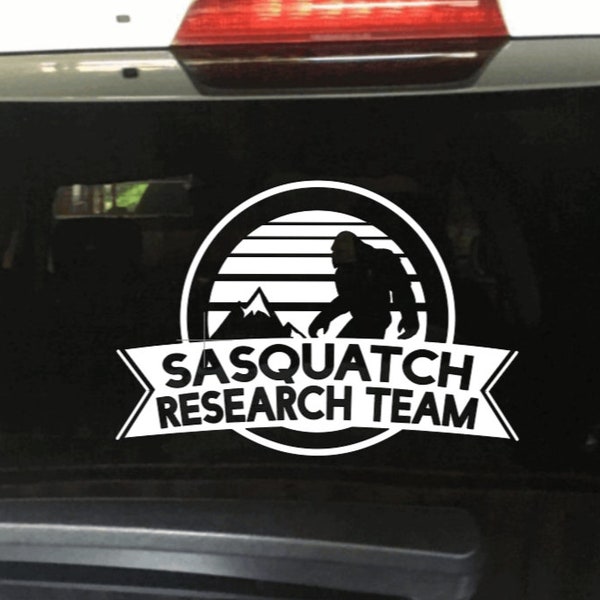 Bigfoot Research Team Decal - Etsy