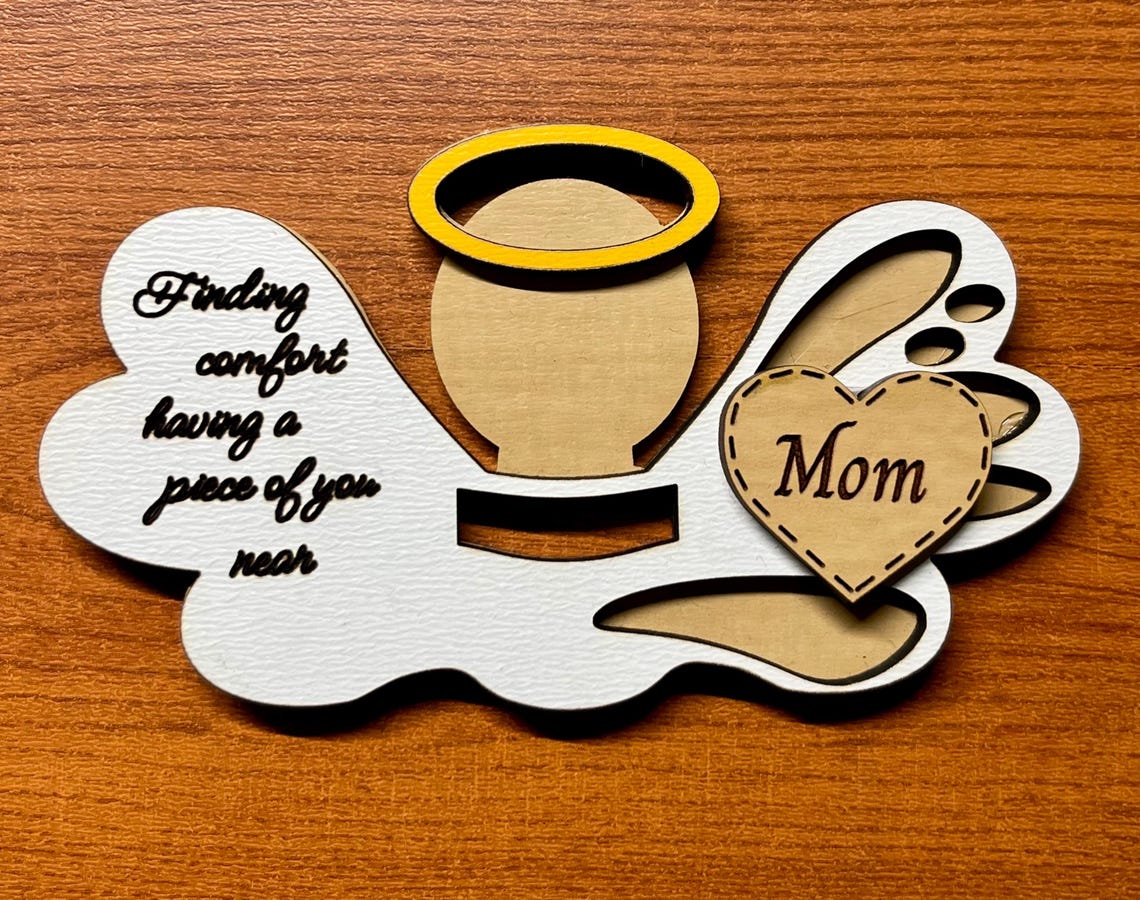 Personalized Memorial Angel Ornament to Use With Fabric From Shirt - Etsy