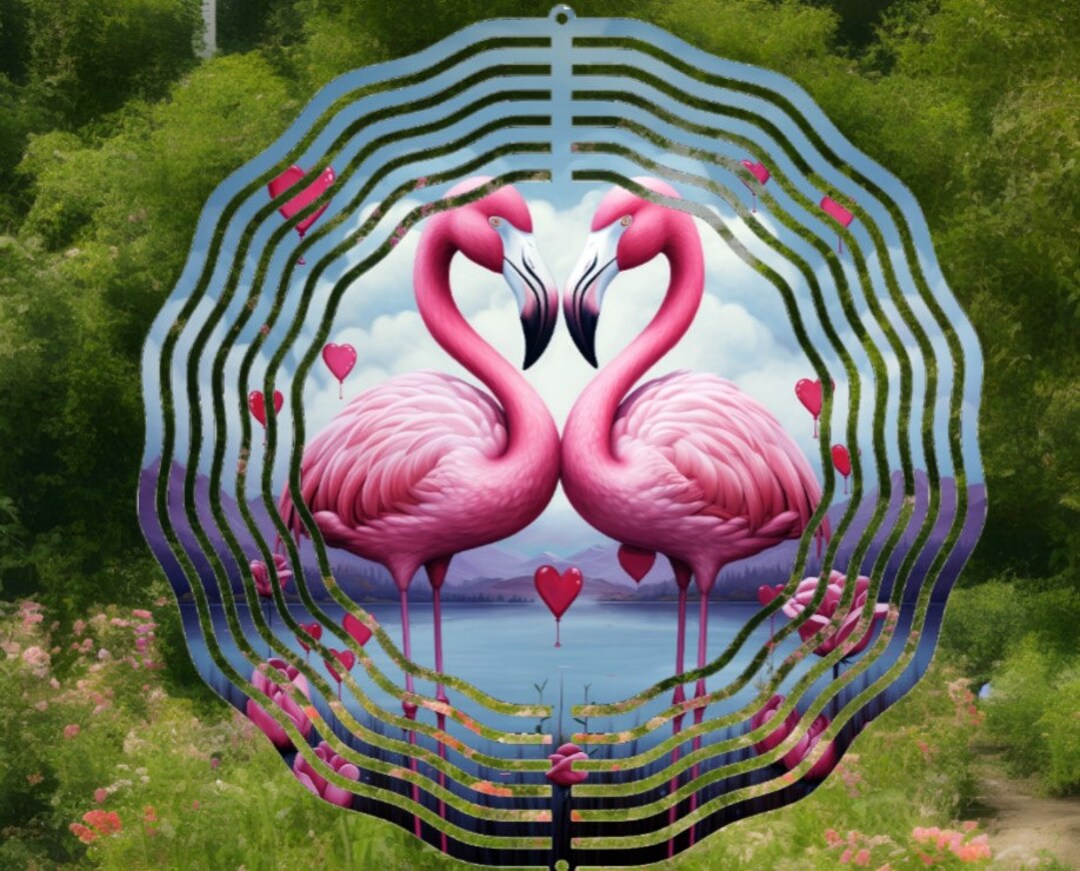 Ready to Press Sublimation Sheet Designs for Windspinners Flamingo - Etsy