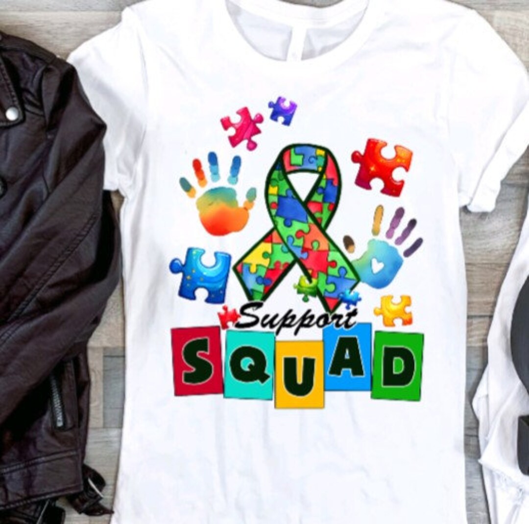 Ready to Press Sublimation Sheet Autism Support Squad - Etsy