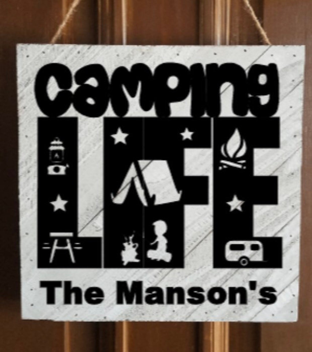 Camping Life - Tent - Vinyl Decal - Etsy