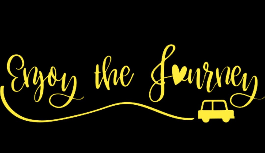 Enjoy the Journey - Vinyl Decal - Etsy