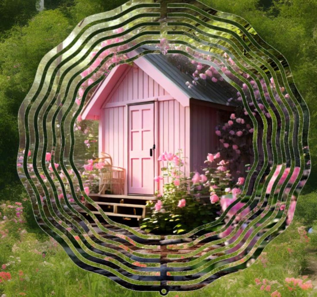 Digital File PNG for Windspinner - Pink Shed, She-shed, Garden Shed - Etsy