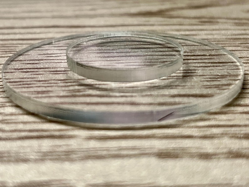 1/8" Acrylic Circles - Any Size - Etsy