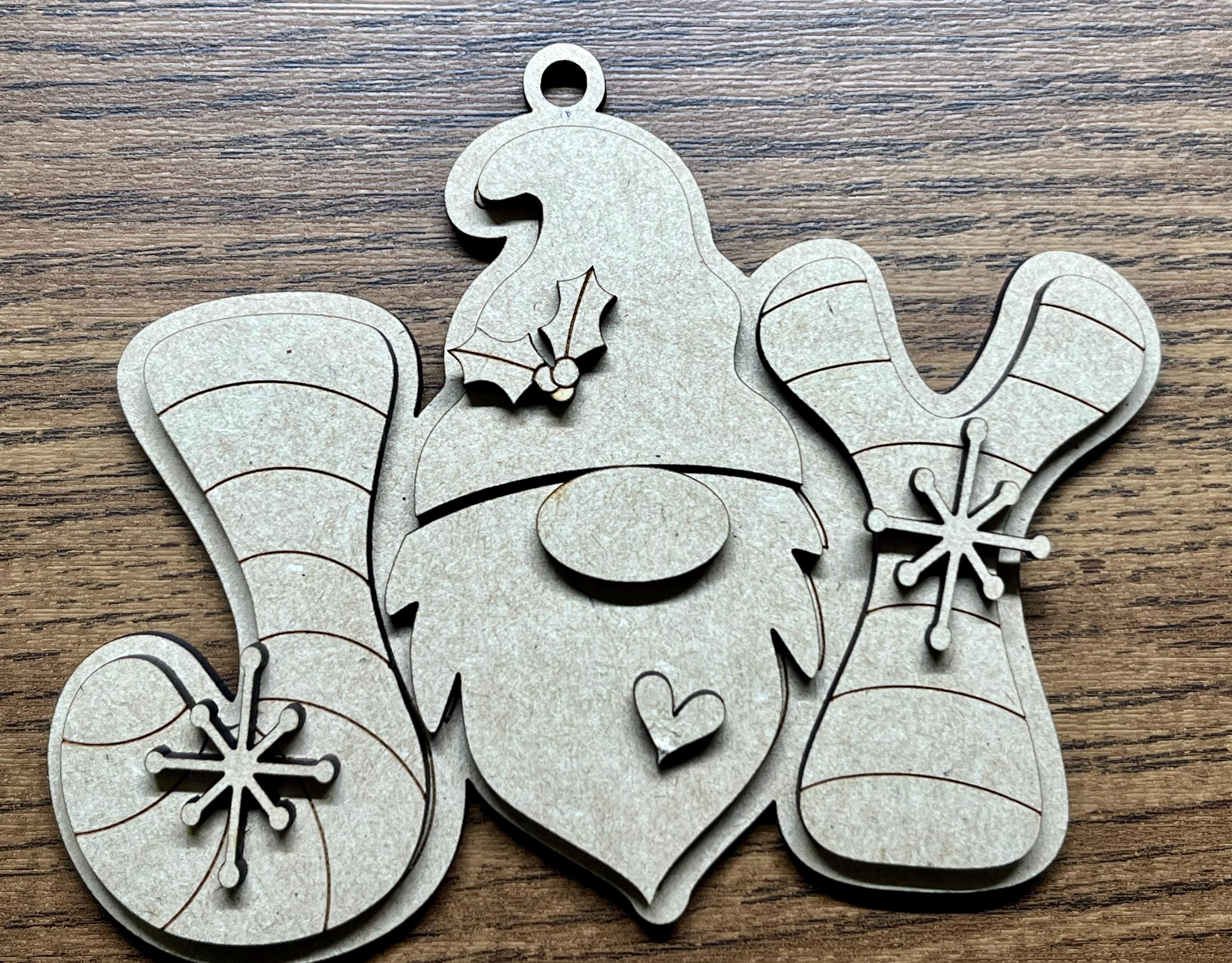 Ready to Paint - Joy Candy Cane Ornament - Etsy