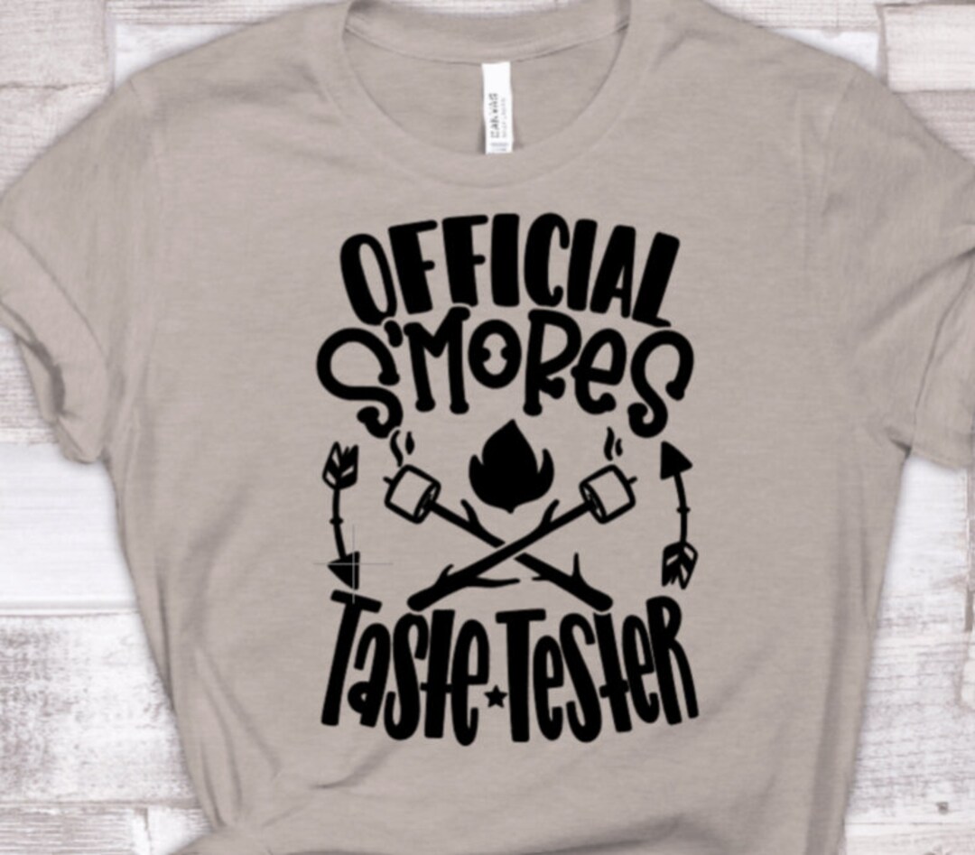 DIY Iron-on Vinyl: Official S'mores Taste Tester - Etsy