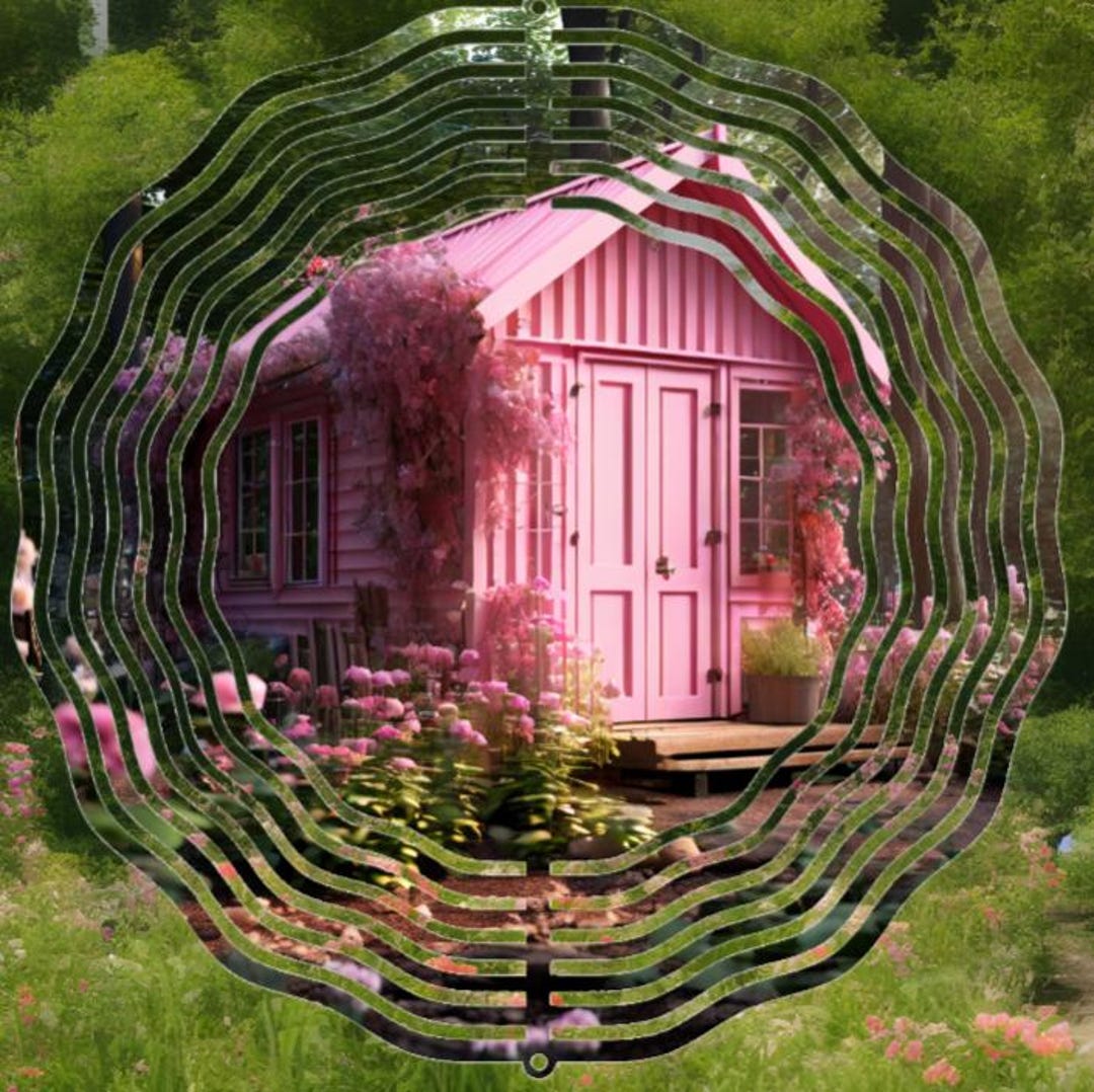Digital File PNG for Windspinner - Pink Shed, She-shed 3, Garden Shed ...