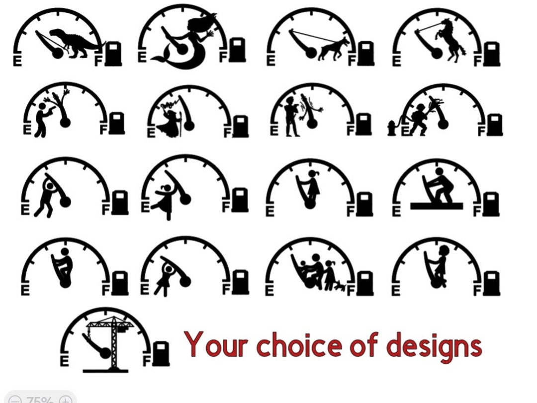 Funny Gas Tank Decals ( Your Choice of Designs) - Vinyl Decal - Etsy