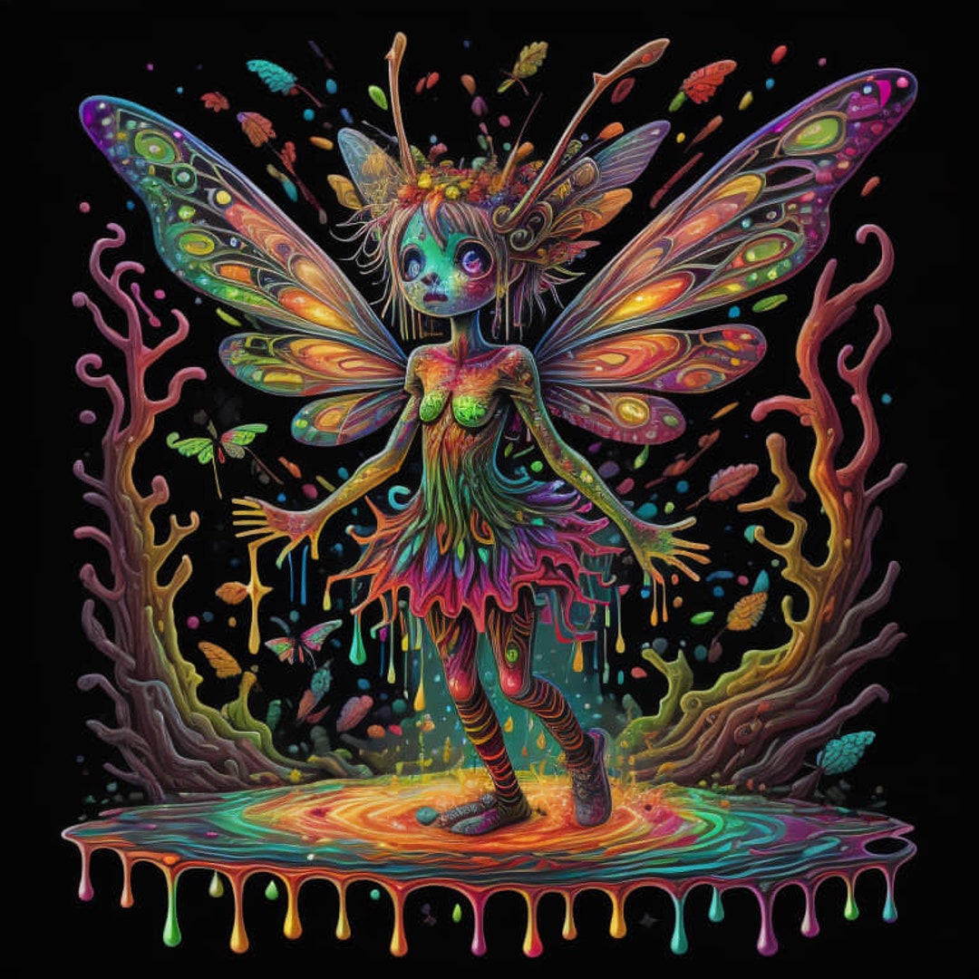 Ready to Press Sublimation Sheet Neon Fairy - Etsy