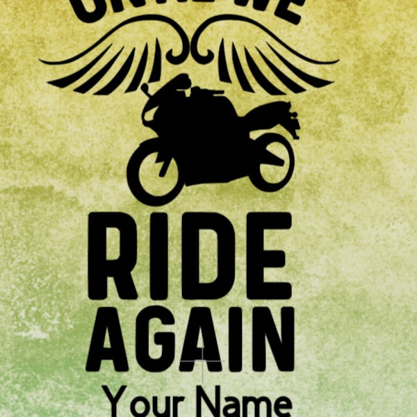 Motorcycle Decal Memorial - Etsy