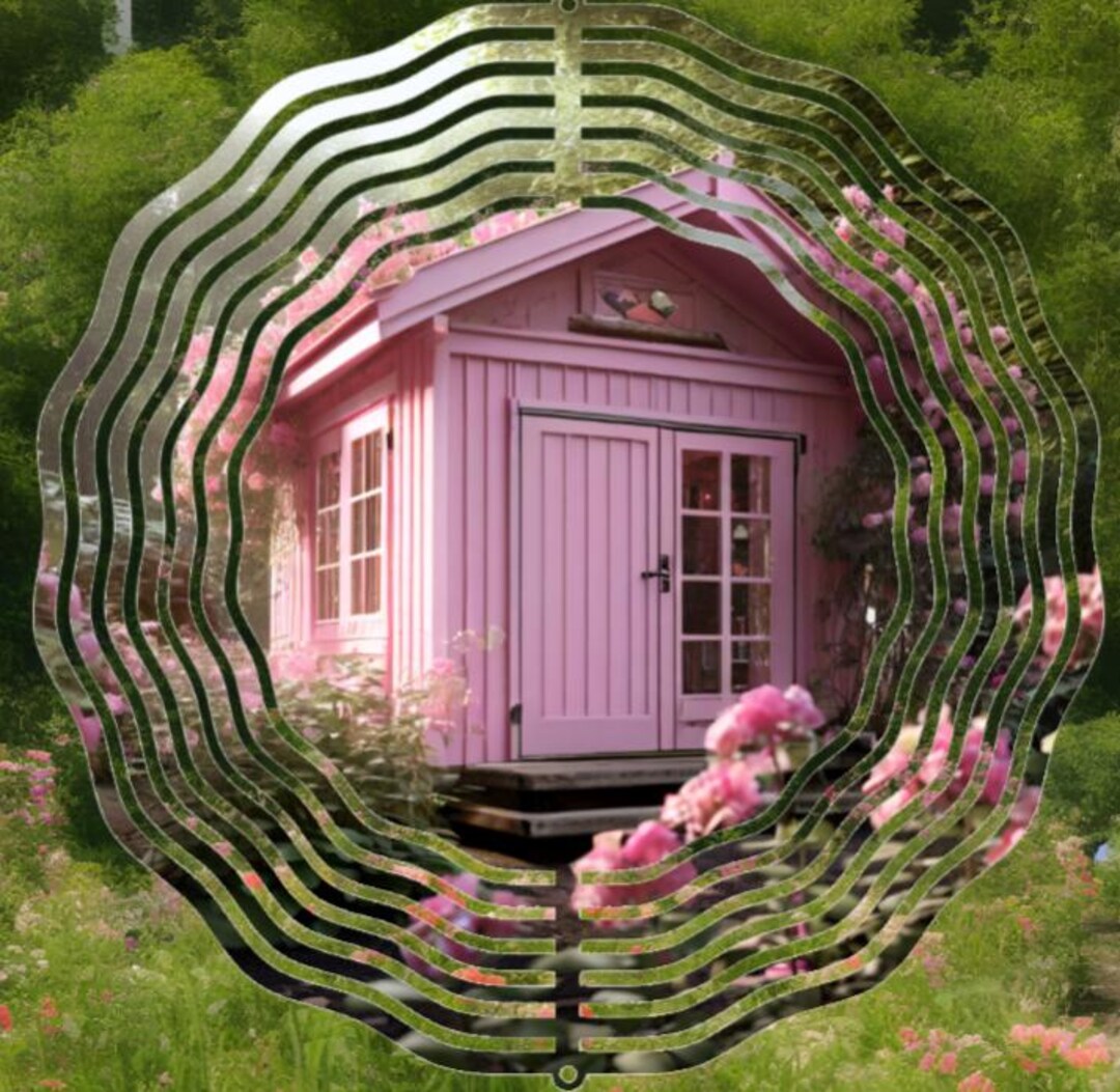 Digital File PNG for Windspinner - Pink Shed, She-shed 2, Garden Shed ...