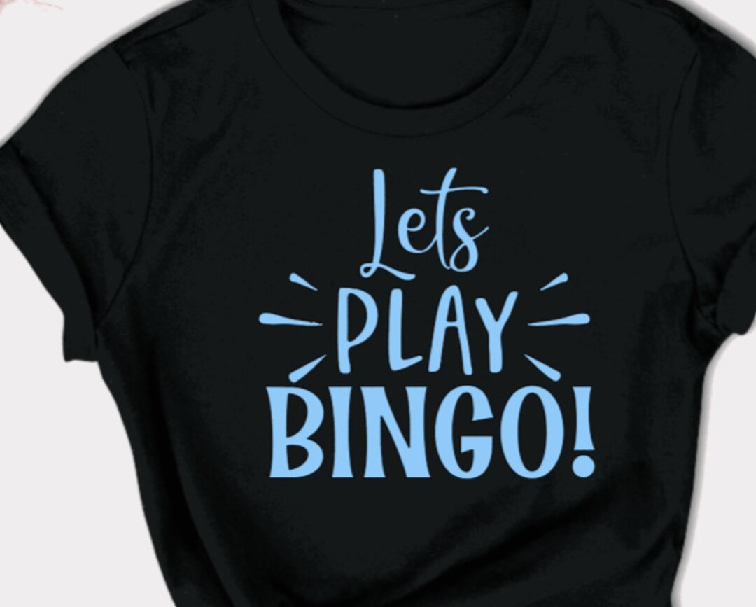 DIY Iron-on Decal: Let's Play Bingo - Etsy