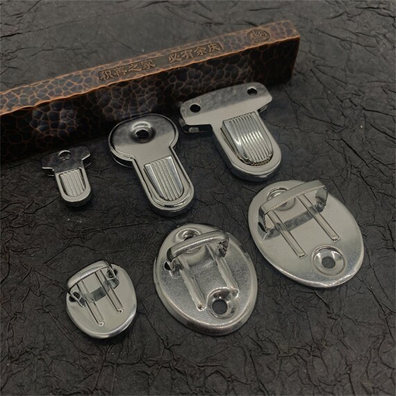 Locks Sewing & Needlecraft Three Size Bag Catch Lock Brass Thumb Tuck ...