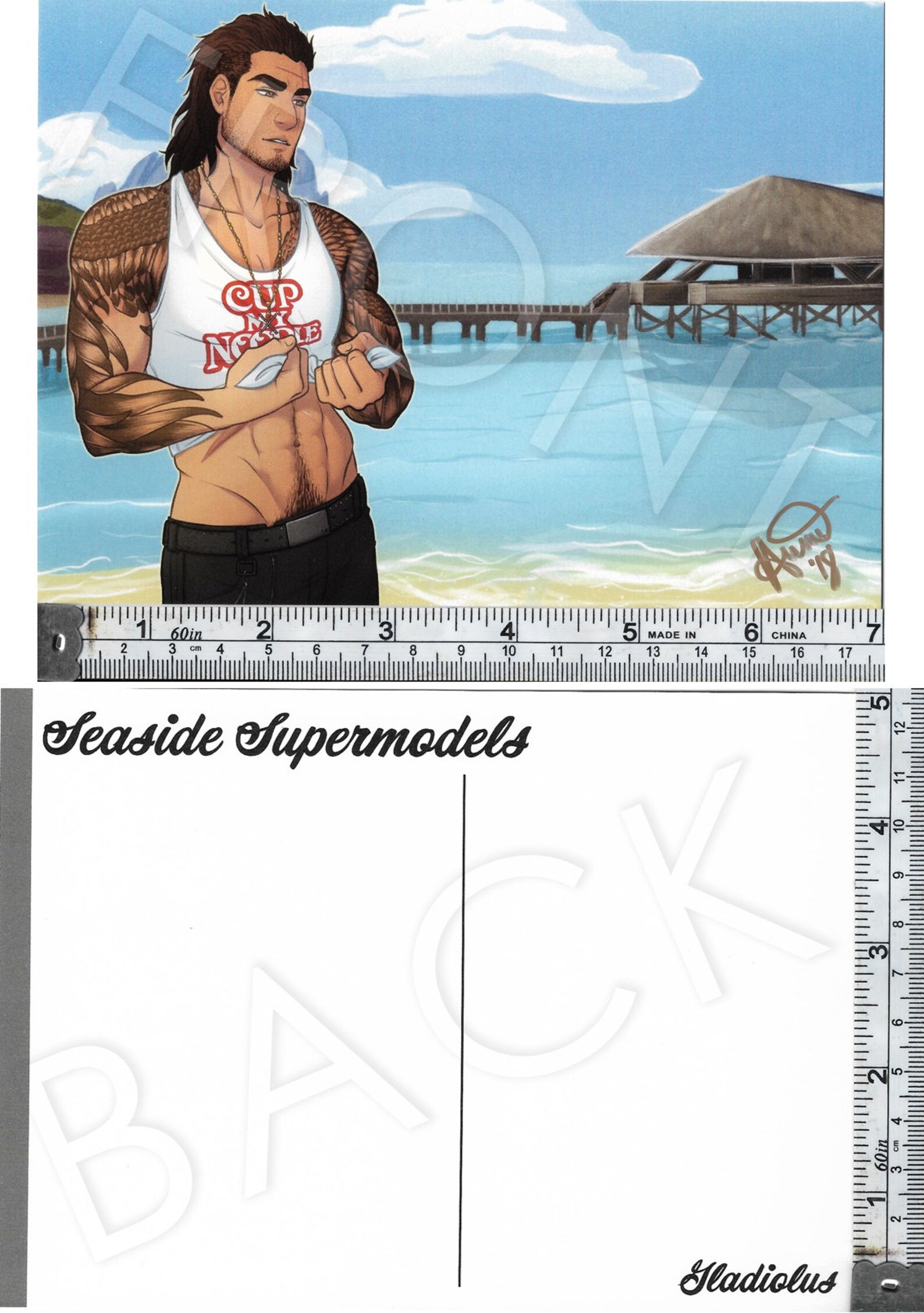 Final Fantasy XV Crop Top Postcards 5x7 | Etsy