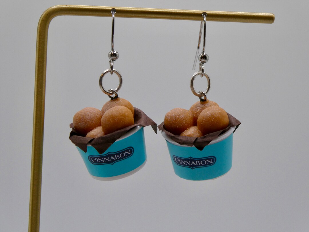 Cinnabon Cinnasweeties Mini Brand Earringsfood Earrings snack Earrings ...
