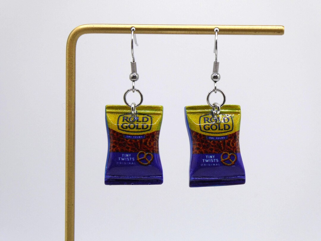 Rold Gold Tiny Twists Pretzels Earrings|food Earrings|snack Earrings ...