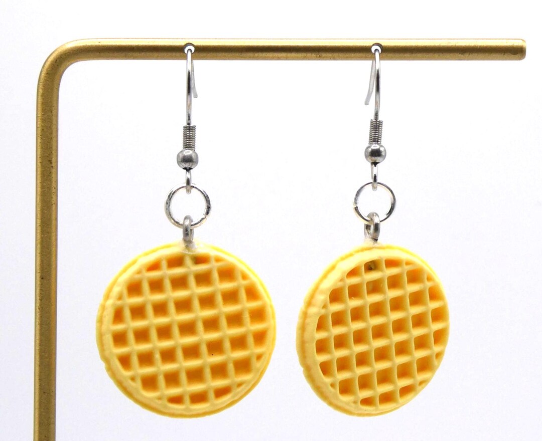 Real Brands Eggo Waffles Earrings|food Earrings|snack Earrings|quirky ...