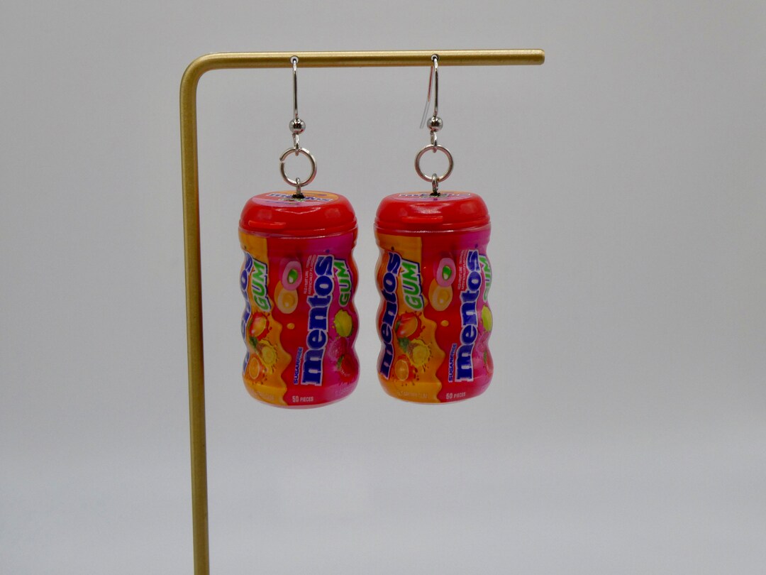 Mentos Mini Brands Earrings|mini Brands| Food Earrings| Snack Earrings ...