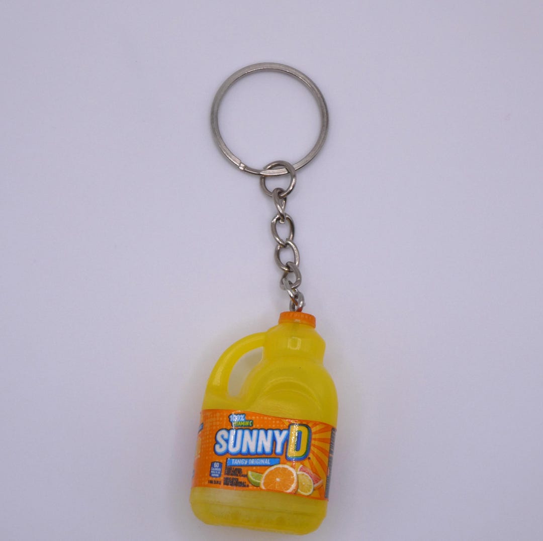 Sunny D Orange Juice Mini Brand Keychain |food Keychain |snack Keychain ...