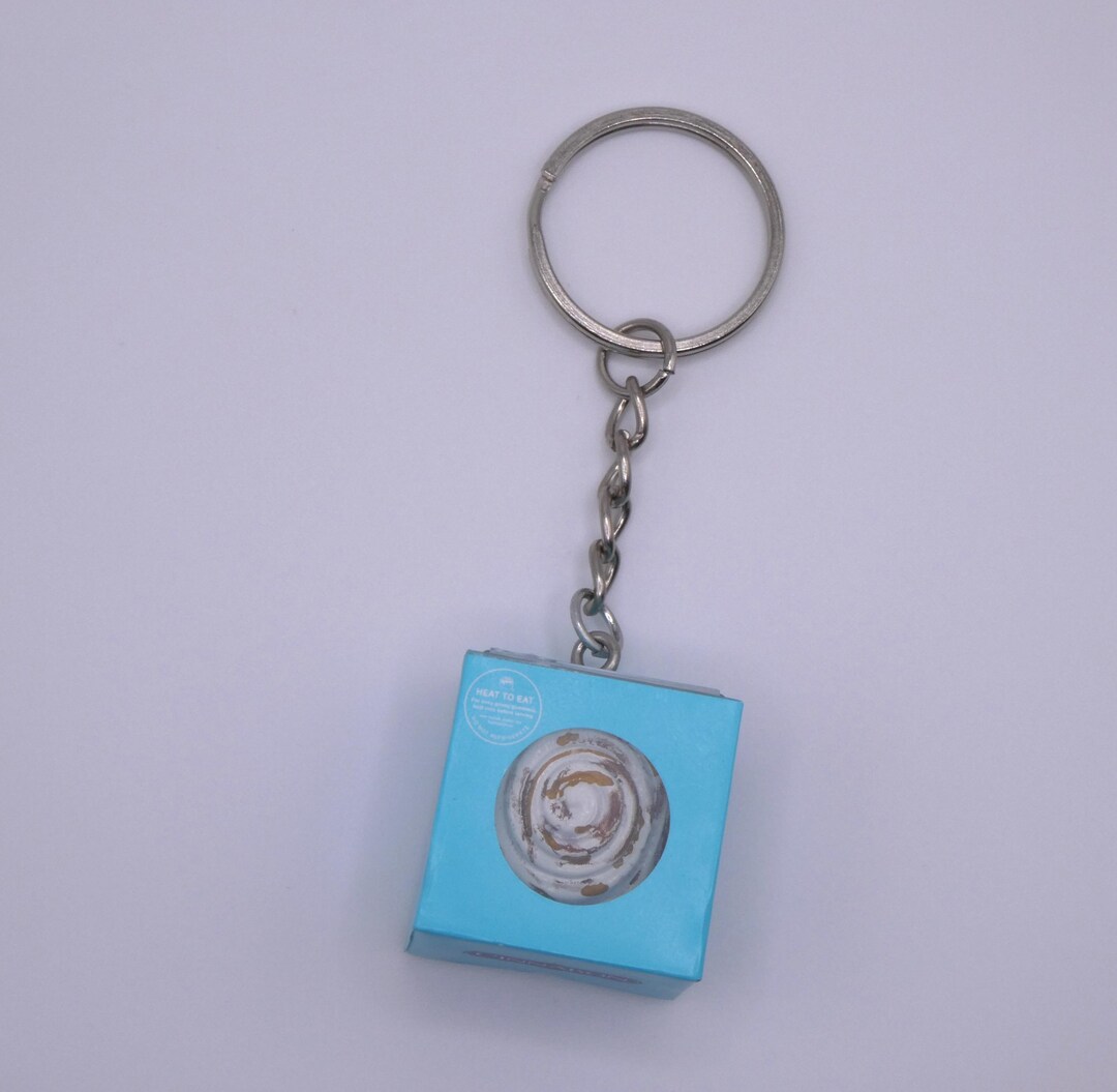 Cinnabon Cinnamon Roll Mini Brand Keychain |food Keychain |snack ...
