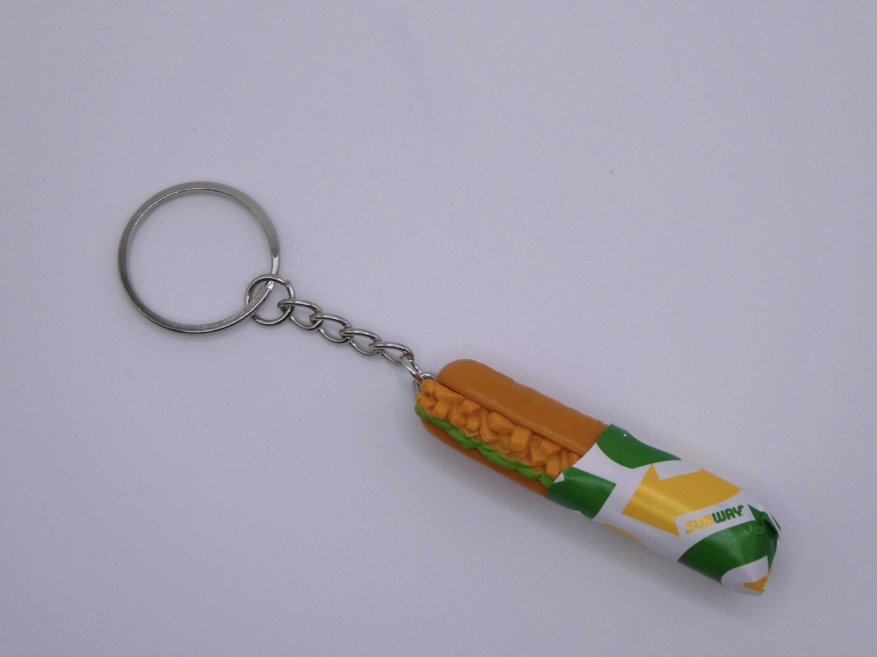 Subway footlong Chicken Sandwich Mini Brand Keychainfood Keychain snack ...