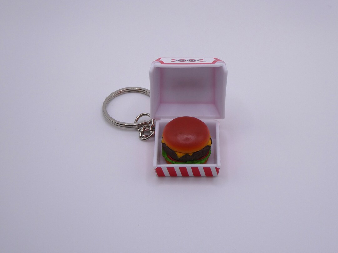 TGI Fridays Glazed Burger Mini Brand Keychain food Keychain snack ...