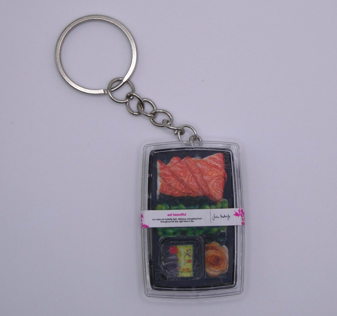 Salmon Sashimi Mini Brands Keychain food Keychain snack Keychainfun ...