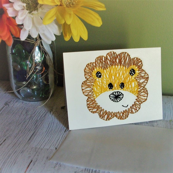 String Art Lion - Etsy