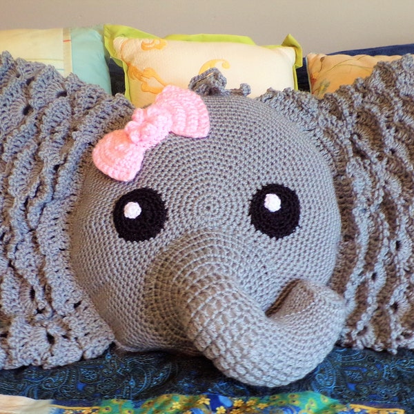 Elephant Pillow - Etsy