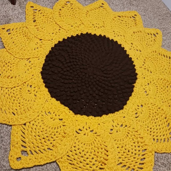 Large Crochet Rug - Etsy