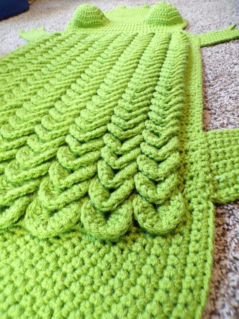 Alligator Crochet Rug / Crocodile Crochet Rug / Reptile Nursery Rug ...