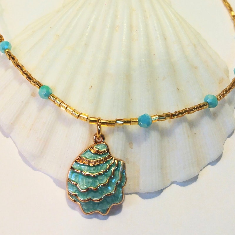 Seashell Necklace - Etsy