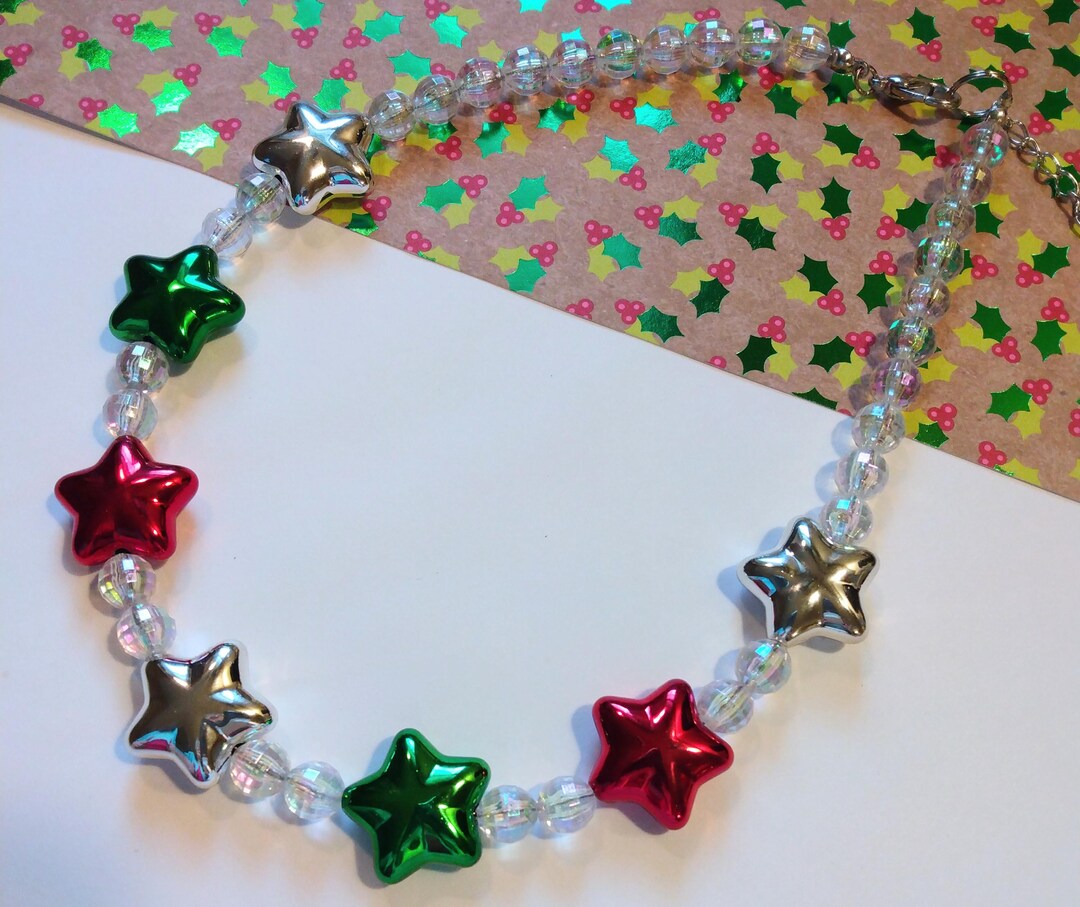 Girls Ladies Christmas Star Necklace, Girls Ladies Christmas Necklace ...
