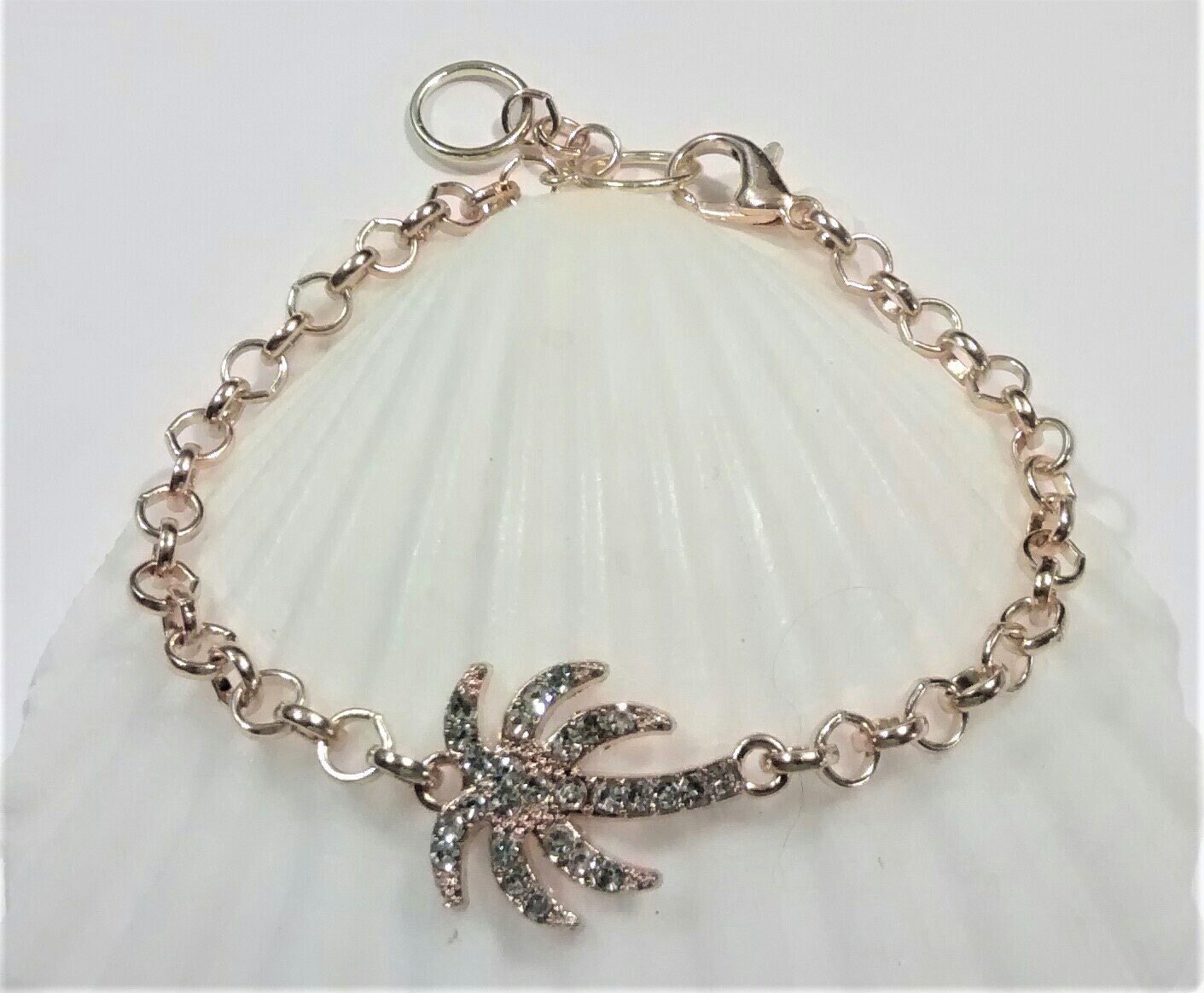 Rhinestone GP Palm Tree Bracelet, Ladies Palm Tree Bracelet, Ladies ...