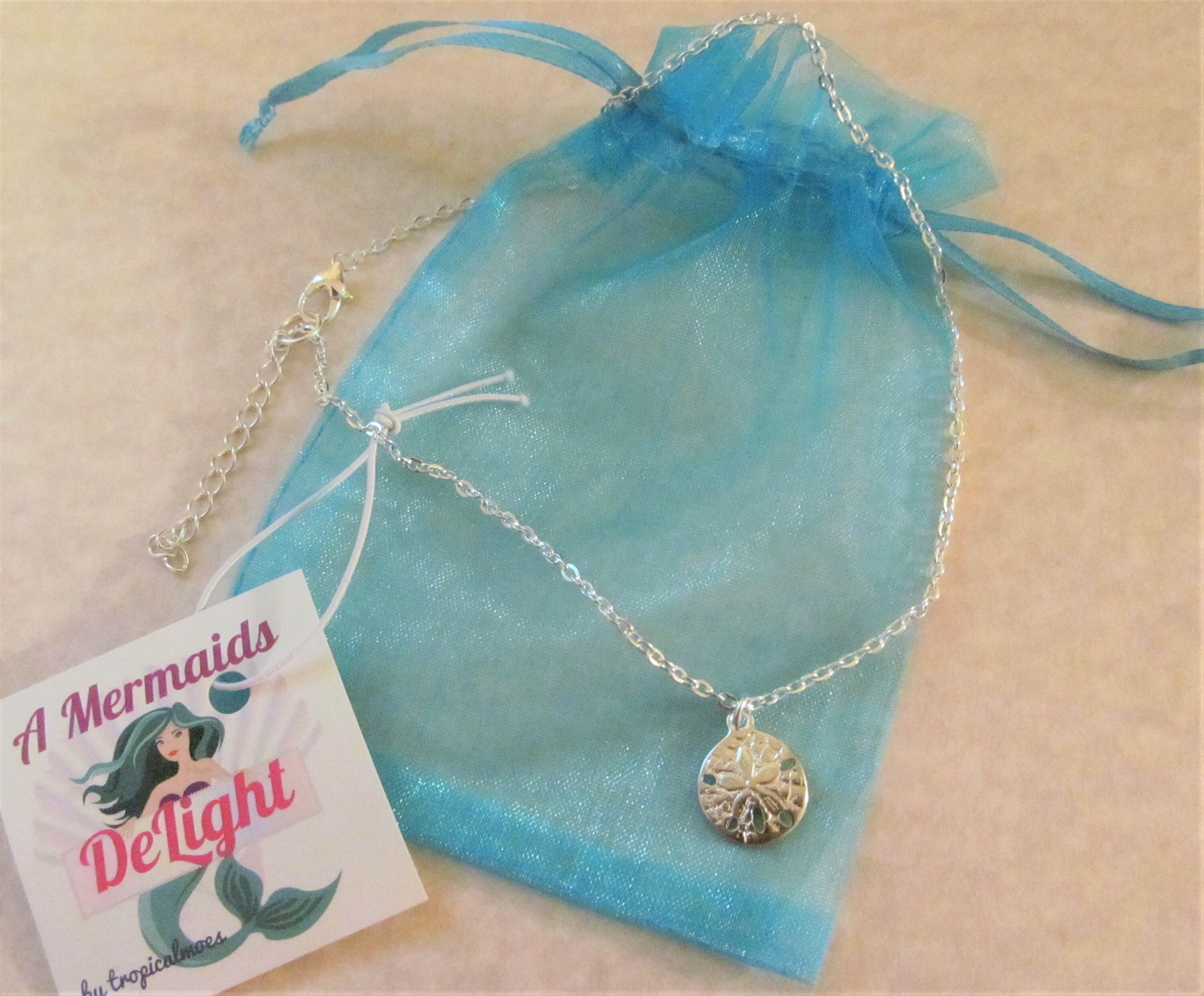 Silver Sand Dollar Choker Necklace, Beach Choker, Sea Shell Choker ...