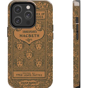 Shakespeare Macbeth iPhone Case: Book Lover Gift - Etsy