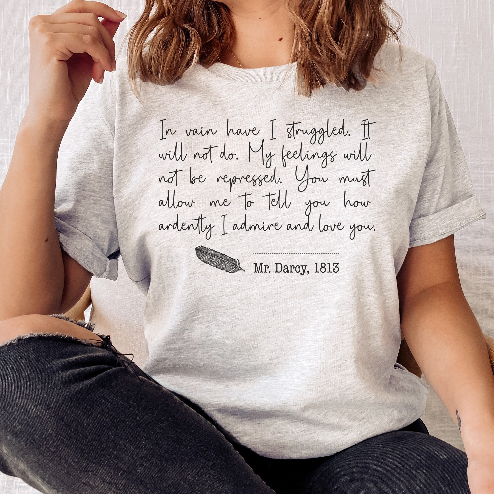 Jane Austen Gifts, Pride and Prejudice, Bookish Shirt, Booktok Bookish ...