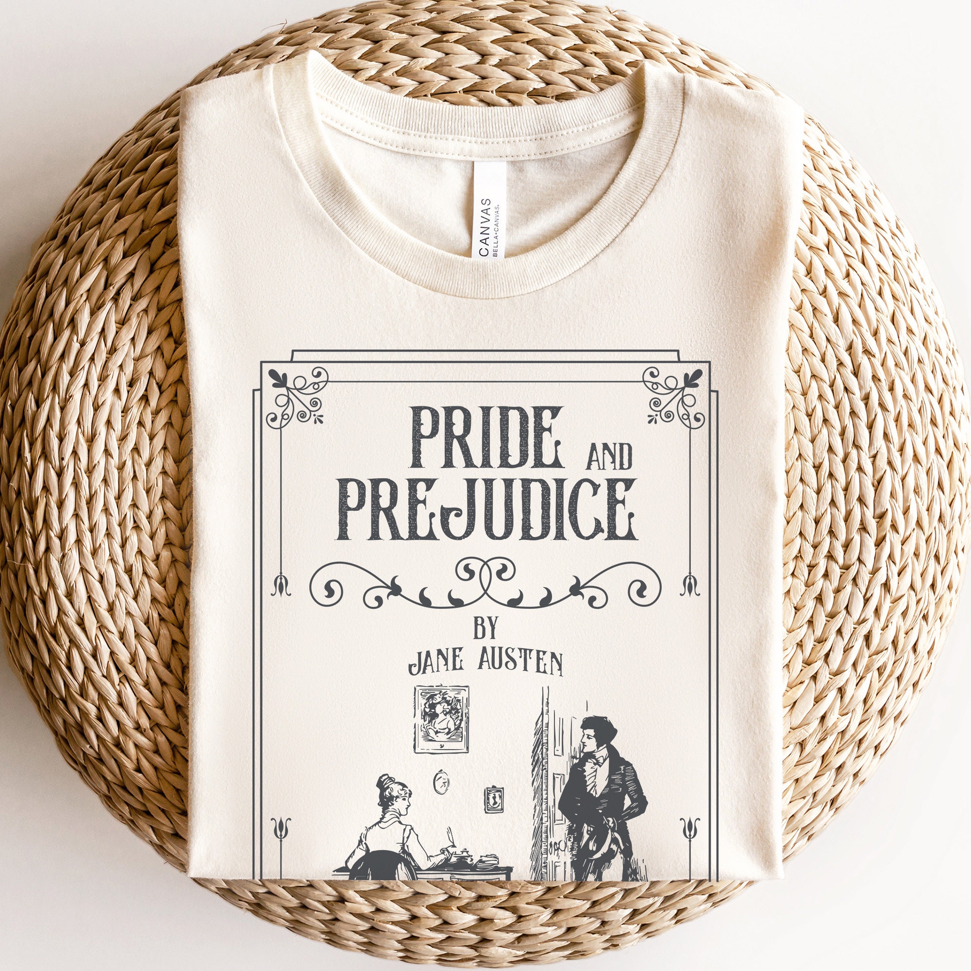 Pride and Prejudice, Jane Austen Gifts, Bookish Shirt, Booktok Bookish ...