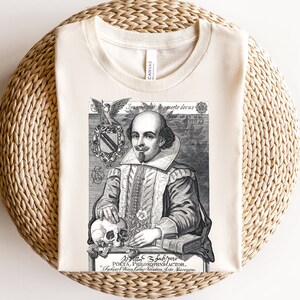 Shakespeare Shirt, Renaissance Shirt, Poet Shirt, Bookish Booktok Merch ...