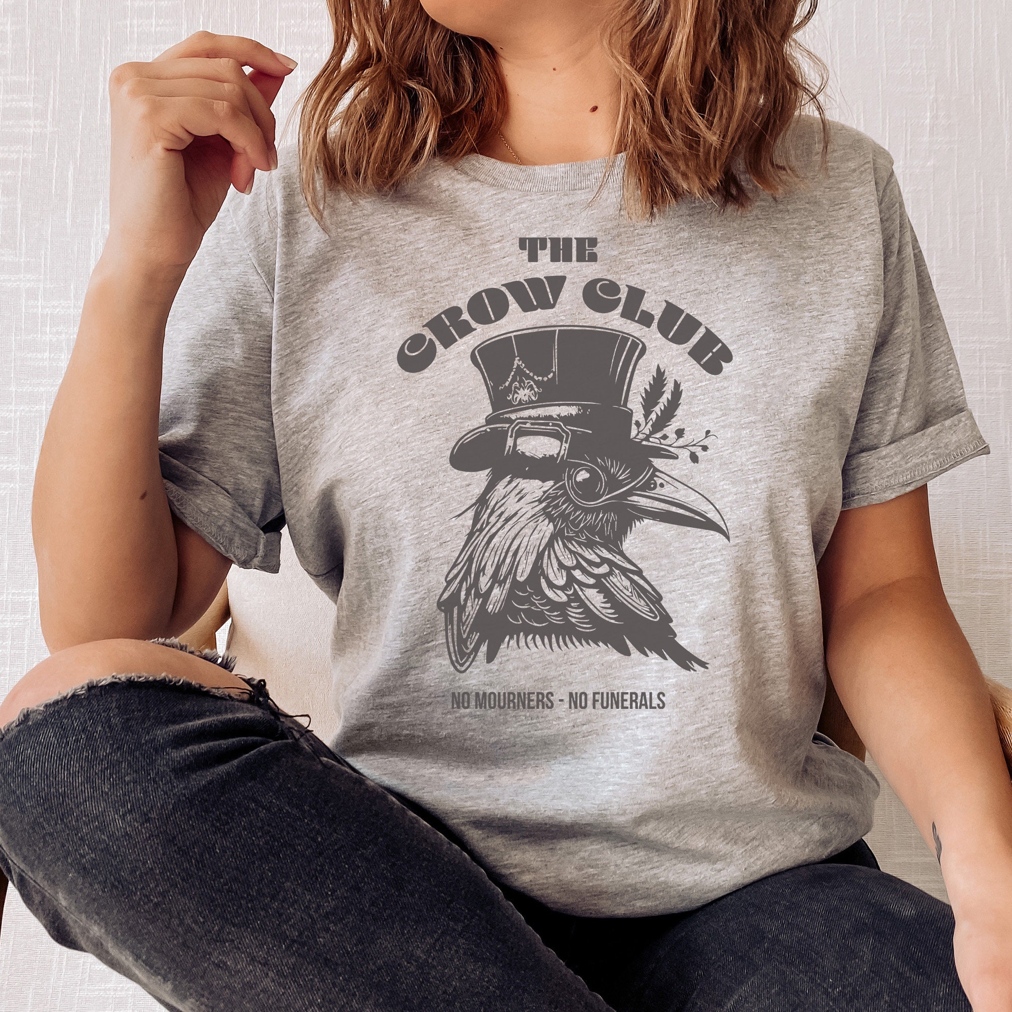 Six of Crows Shirt, No Mourners Merch, Ketterdam Crow Club, Kaz Brekker ...