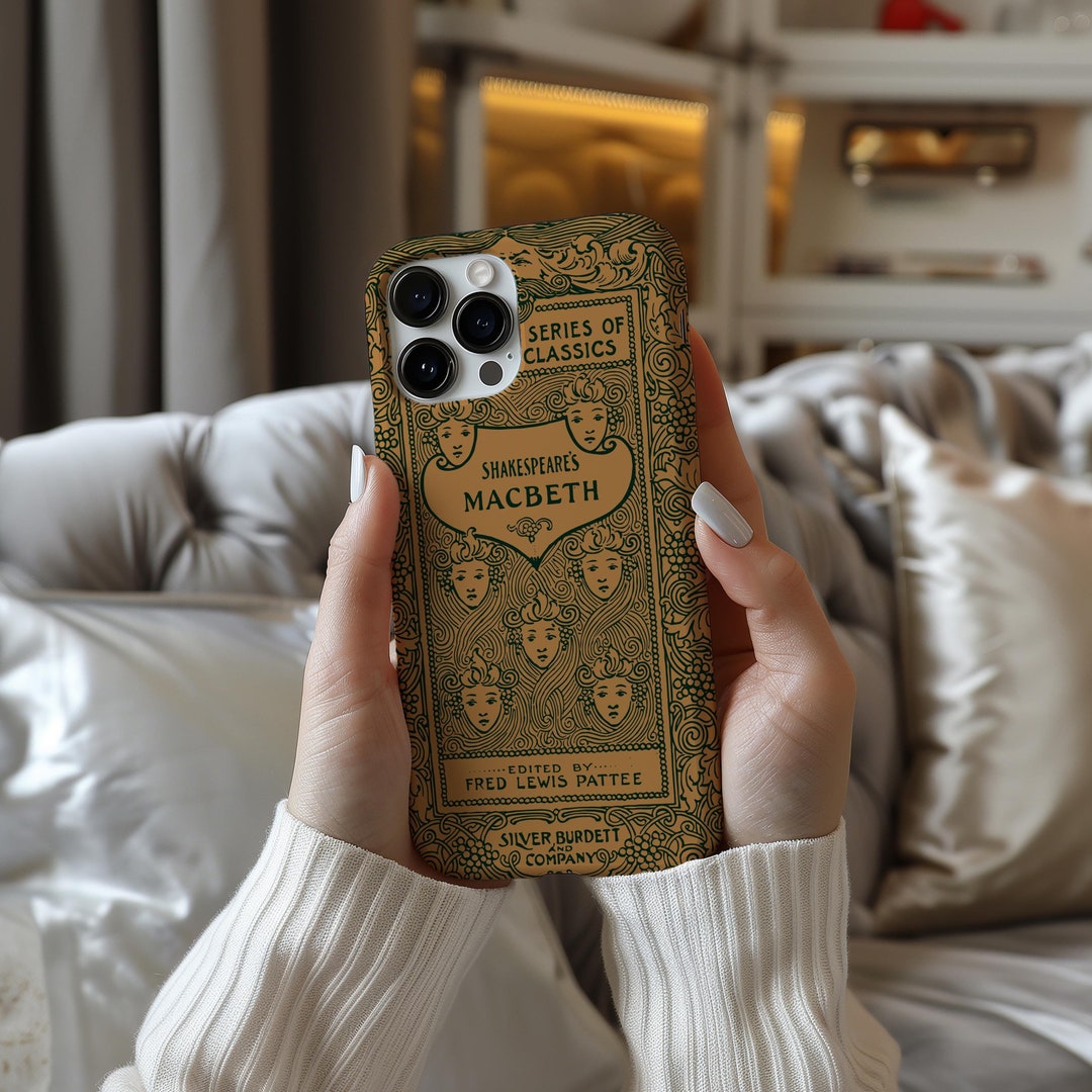 Shakespeare Macbeth iPhone Case: Book Lover Gift - Etsy