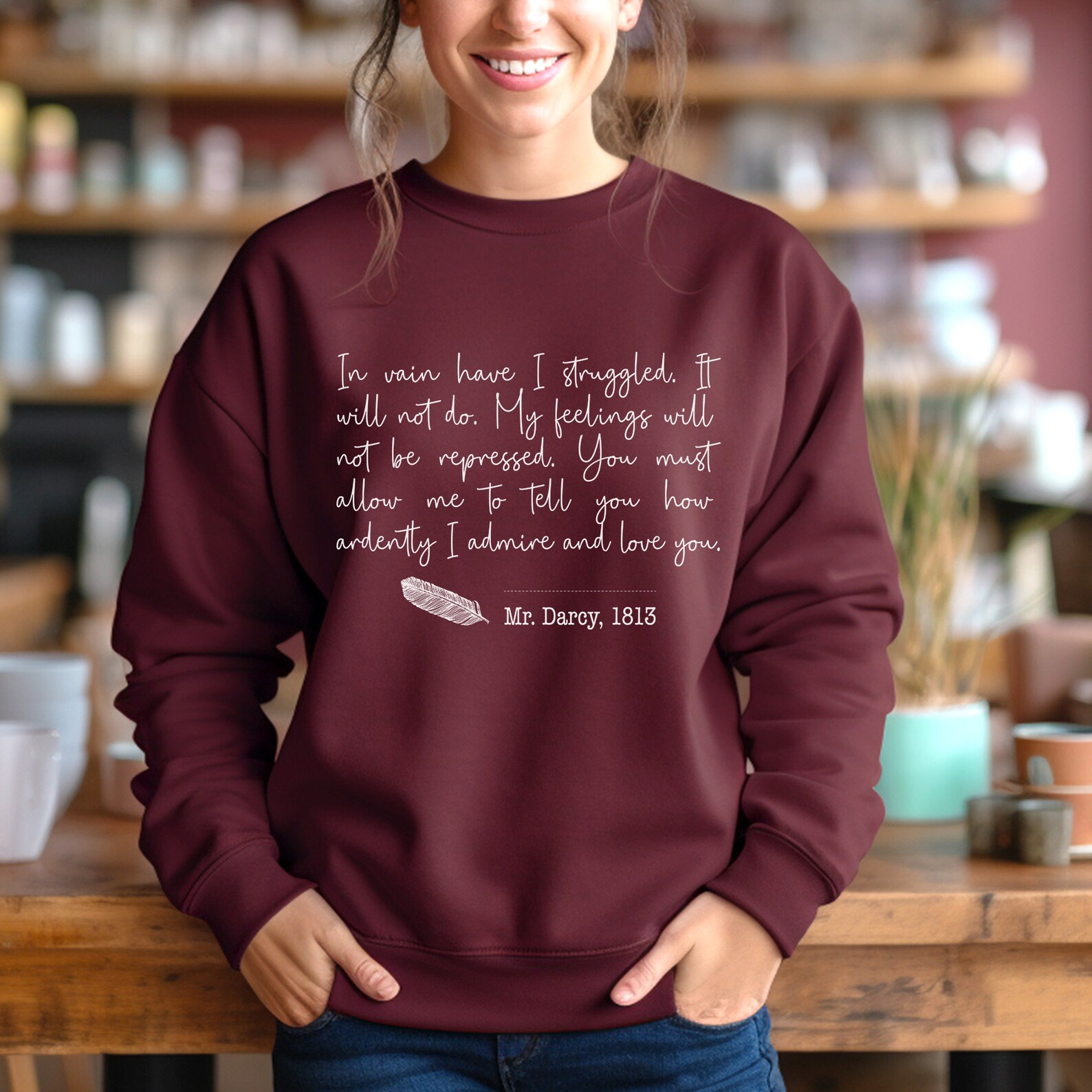Jane Austen Gifts, Pride and Prejudice, Bookish Shirt, Booktok Bookish ...
