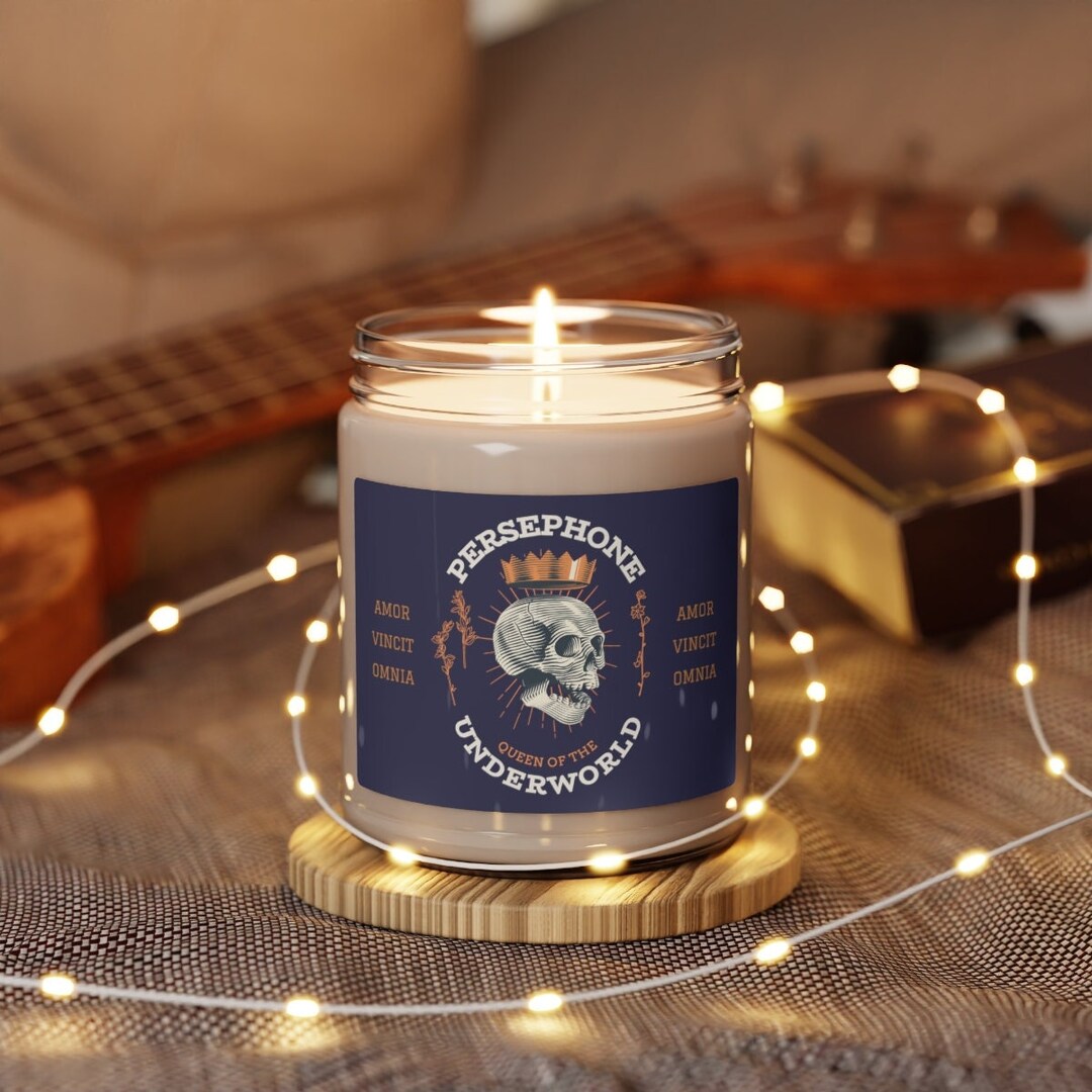 Hades and Persephone Greek Mythology Bookish Candle, Lore Olympus ...