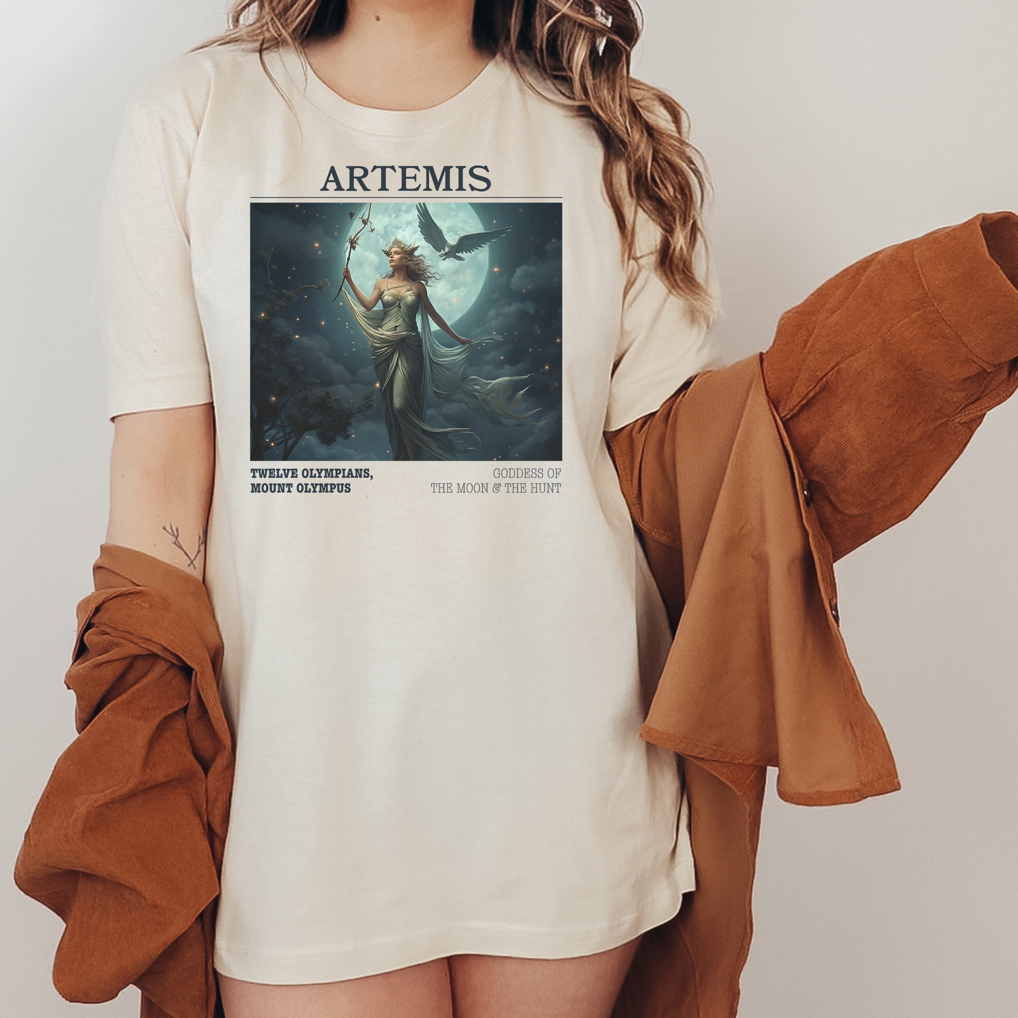 Artemis Shirt: Greek Mythology, Bookish Gift - Etsy