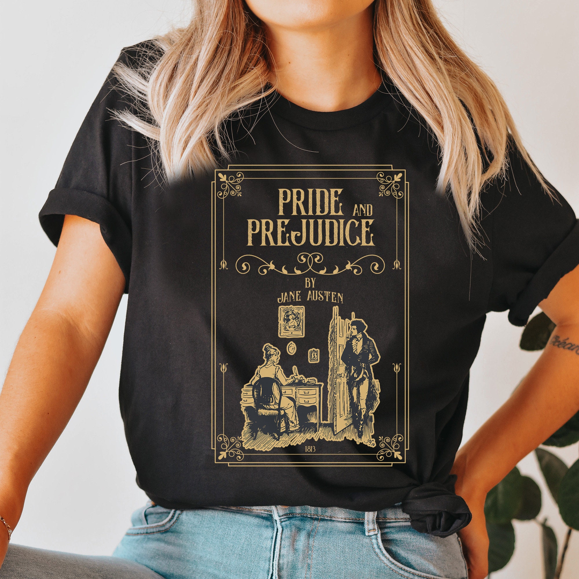 Pride and Prejudice, Jane Austen Gifts, Bookish Shirt, Booktok Bookish ...