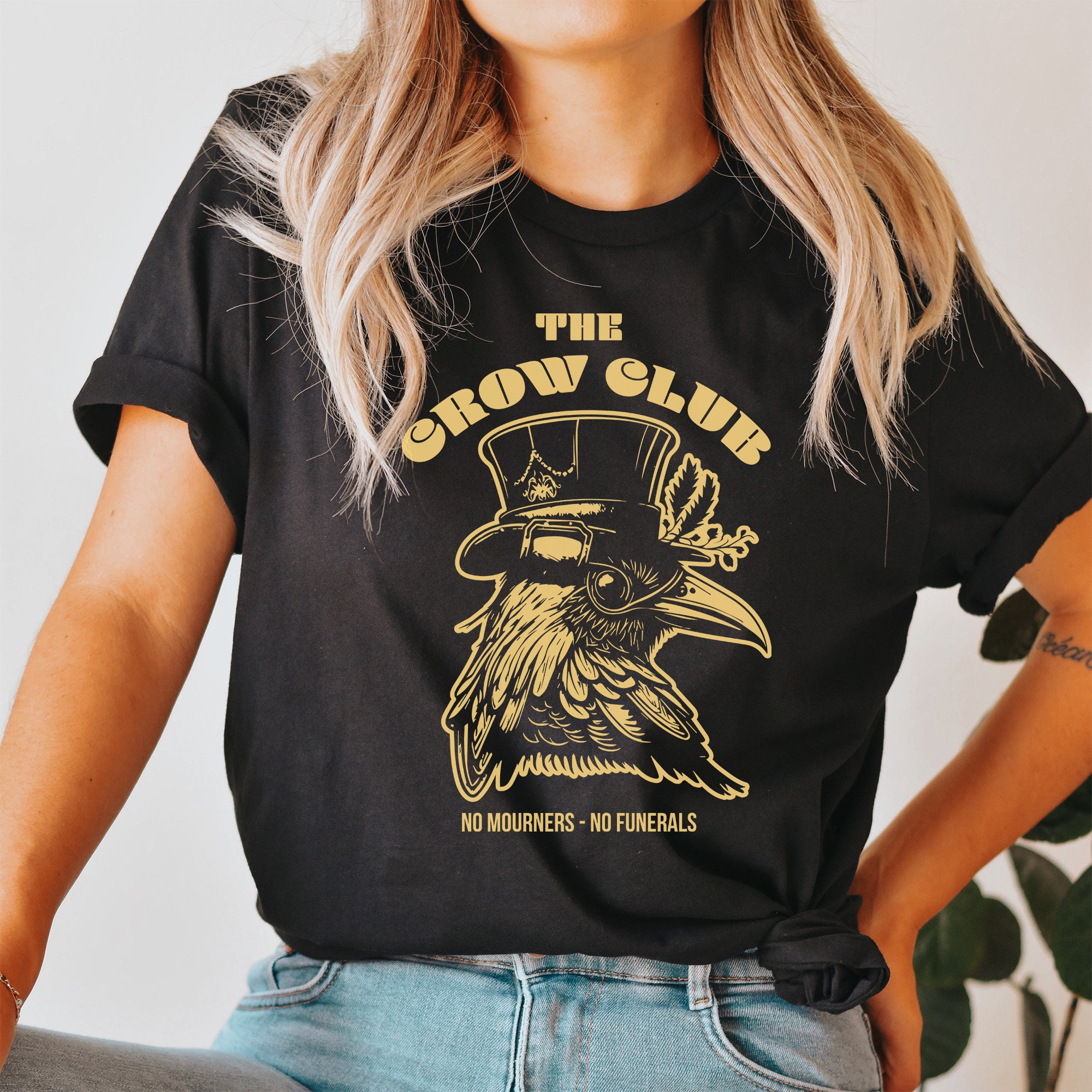 Six of Crows Shirt, No Mourners Merch, Ketterdam Crow Club, Kaz Brekker ...