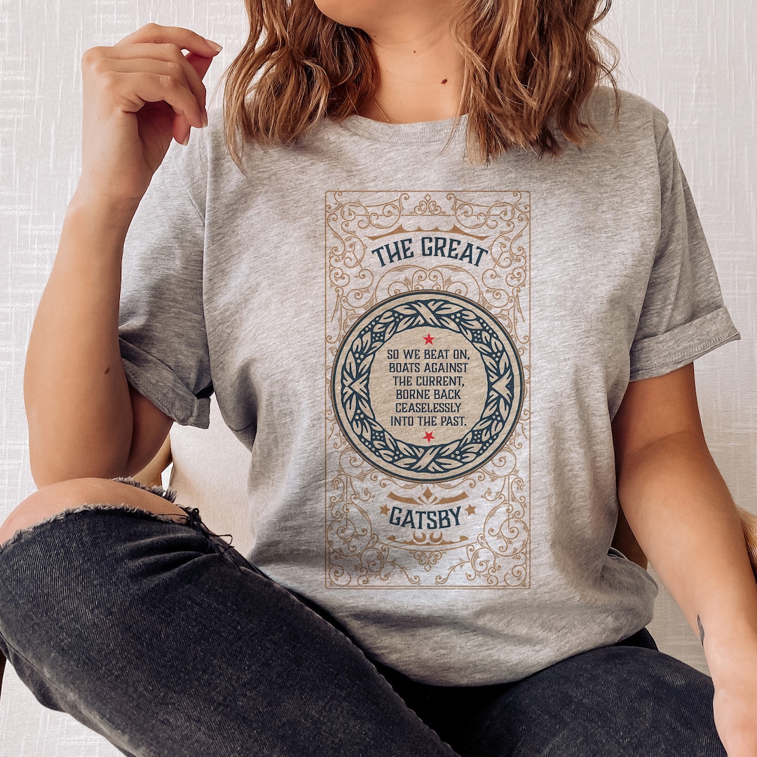 The Great Gatsby Shirt, Bookish Merch, English Teacher Gift, Literature ...